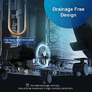 DuraComfort Portable Air Conditioners, 14000 BTU(ASHRAE) /10400 BTU (SACC), Dehumidifier, Cooling Fan, AC for Room,450 Sq.Ft