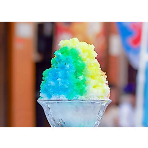 Jelly Belly Snow Cone Syrup Flavors- Shaved Ice Syrup, Slushie, and Ice Pop Flavoring for Party (4 Variety Pack - Cherry, Watermelon, Cotton Candy and Berry Blue)