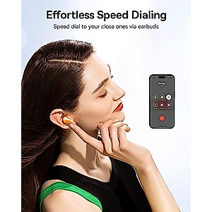 Baseus Hybrid Active Noise Cancelling Wireless Earbuds for Women - 3D Spatial Audio Bluetooth 5.3 Earbuds App Customized Upto 90% Noise Cancelling Lightweight Ear Buds for iPhone, Android (AirNora 2)