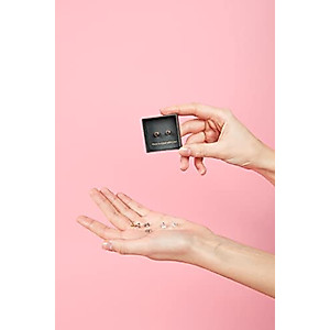 Most Secure Earring Back by Chrysmela Platinum Patented technology automatically fit and lock all types of earring posts Replace screw backs, La Pousset, butterfly backs