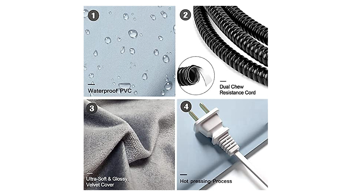 HAICHEN TEC Small Animal Heating Pad - Electric Pet Heated Mat Auto ...