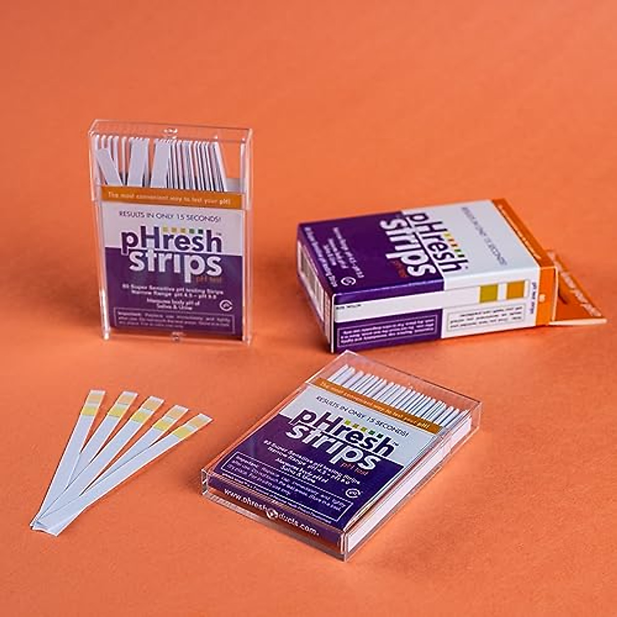 pHresh - pH Test Strips with Free Alkaline/Acidic Food Guide and pH Monitoring Kit - Easy to Use pH Meter - Monitor Your Body's pH Level - Narrow Range of pH 4.5-9.0 - 80ct