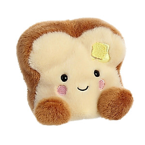 Aurora® Adorable Palm Pals™ Buttery Toast™ Stuffed Animal - Pocket-Sized Play - Collectable Fun - Brown 5 Inches