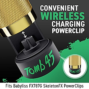 Wireless Charging PowerClip Adapter for BaBylissPRO Barberology GOLDFX Clipper, FX870G, Wireless Charging Adaptor Only, Wireless Charging Adaptor for GOLDFX