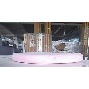 Eonxius Memory Foam Seat Stool Round Cushions Floor Support Pillow Home Office Chair Pads Pink 12''