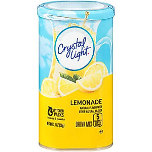 Crystal Light Sugar-Free Lemonade Drink Mix (4 Pitcher Packets)