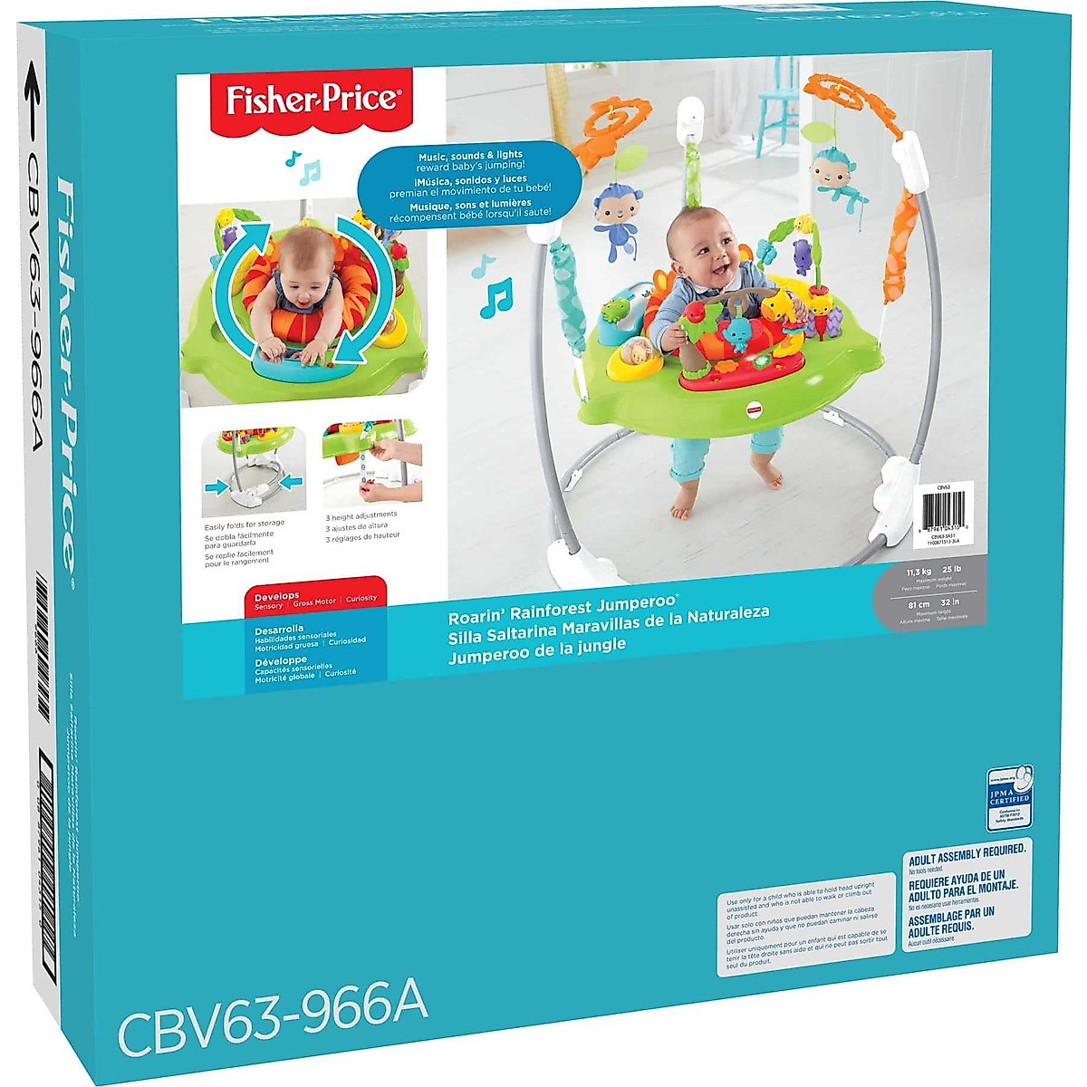 Fisher-Price Jumperoo: Roarin' Rainforest