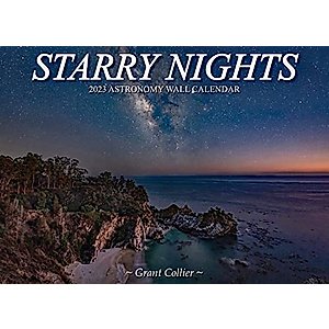 Starry Nights 2023 Astronomy Wall Calendar - featuring photography of the northern lights, Milky Way, outer space, stars, sky, and more (13.5" x 9.75")