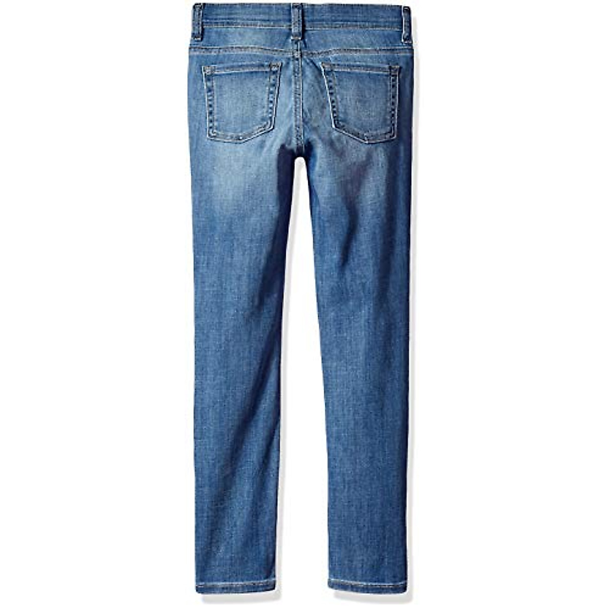 Amazon Essentials Girls' Skinny Fit Stretch Jeans, Washed Blue, 14