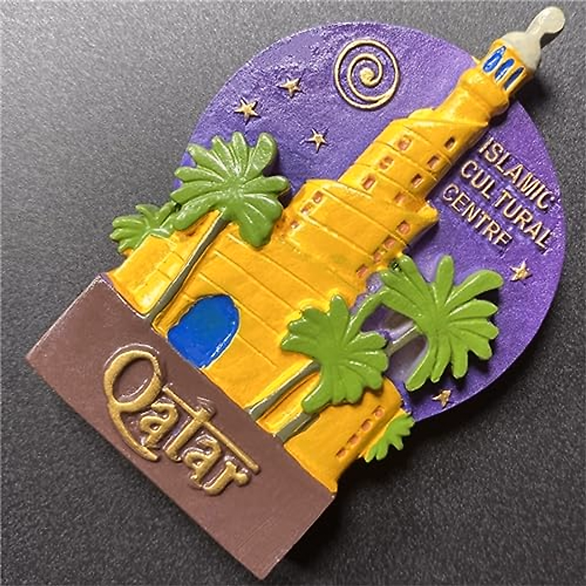 Islamic Cultural Centre Doha Qatar Refrigerator Magnet Travel Souvenir 3D Fridge Decoration Magnetic Sticker Craft Collection