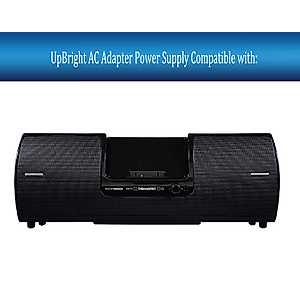 UpBright 12V AC/DC Adapter Compatible with SiriusXM Sirius XM SXSD2 Portable Speaker Dock Play Radio SXSD 2 Boombox Boom Box Speaker System 12VDC 3A 12.0V DC12V Switching Power Supply Battery Charger