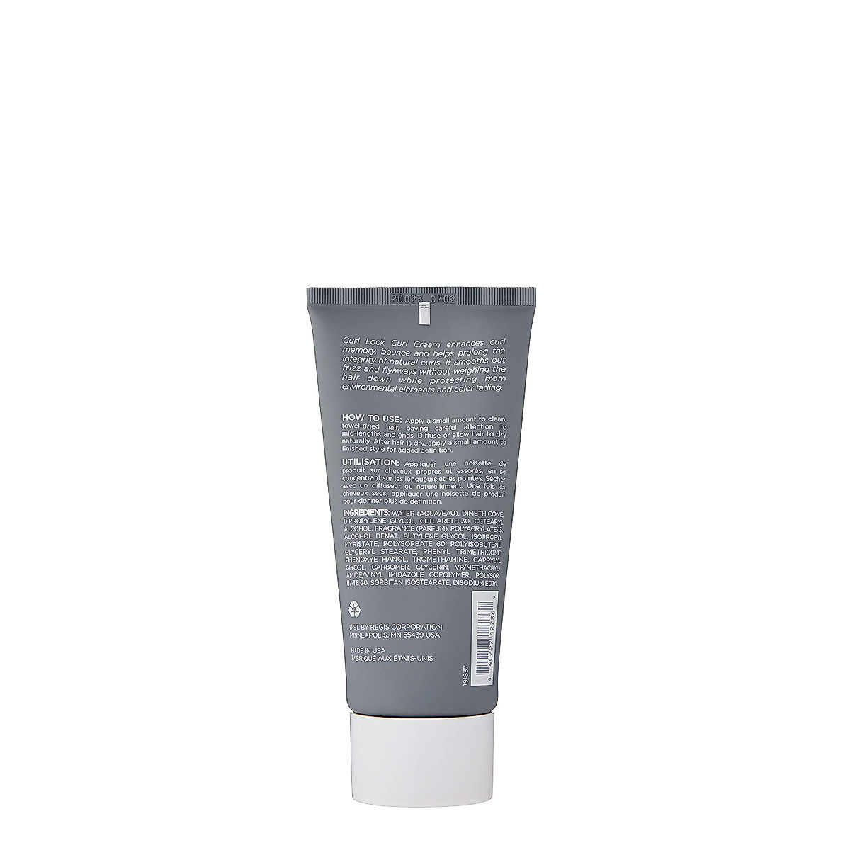 DESIGNLINE Curl Lock Cream, 4 oz - Regis Leave-in Treatment that Enhances Curl-Memory, Bounce, Frizz Smoothing, and Helps Prolong the Integrity of Natural Curly Hair (4 oz)