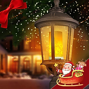 LED Flame Effect Light, PDGROW Flame Lamp 4 Modes USB Rechargeable Fire Lights Indoor Campfire Outdoor Decorative Lantern Hanging Lamps Fireplace Romantic Light for Home Party Camping Bar