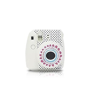 Floral Fuji Mini Camera Sticker for Fujifilm Instax mini 8 - White
