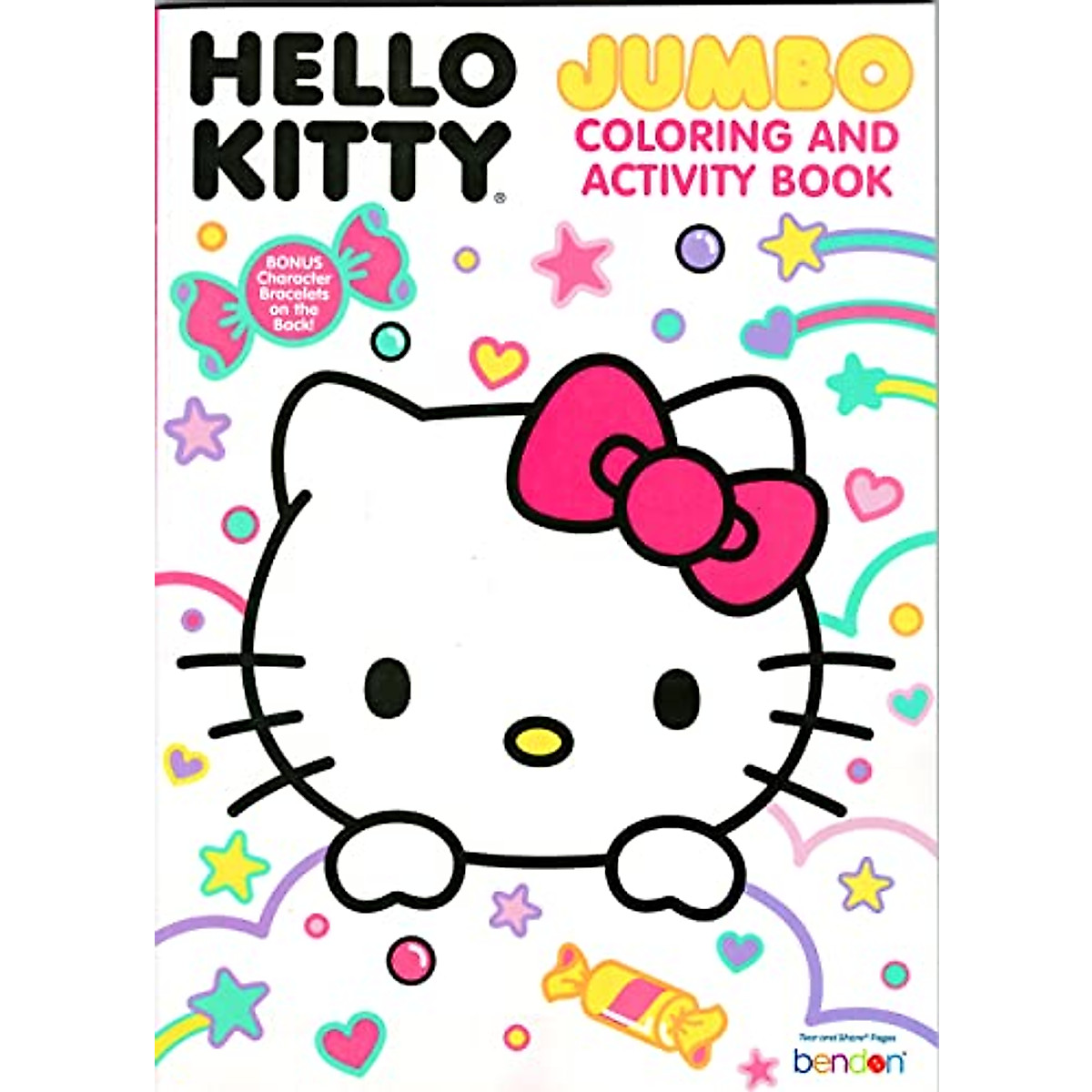 Hello Kitty Coloring Acitivty Book Set for Kids, Girls - Bundle with PlayPack, Stickers, Kids Coloring Book and More