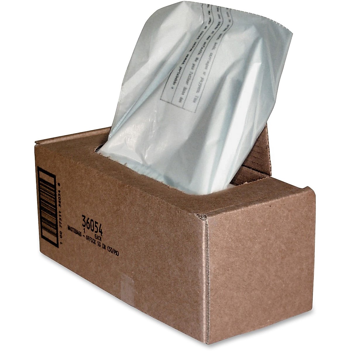 Fellowes Powershred Shredder Bags for 125/225/2250 Series Shredders, 50 Bags & Ties (36054)