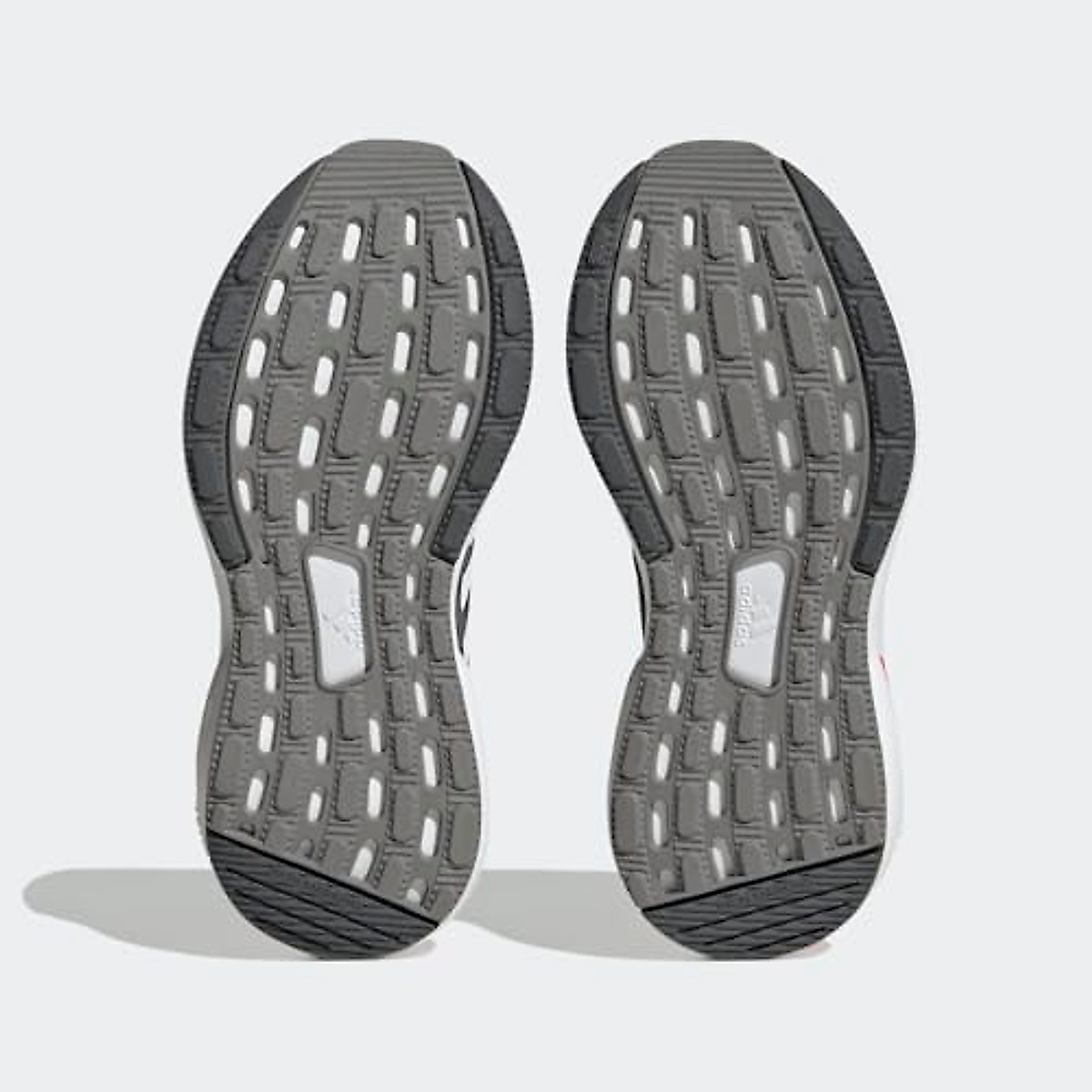 adidas Rapidasport Bounce Sneaker, Grey/White/Grey, 2 US Unisex Little Kid