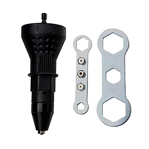 Cordless Rivet Gun Drill Adapter Electric Drill Tool Kit Electric Rivet Nut Riveter Adaptor Insert Nut Hand Power Tool Accessories