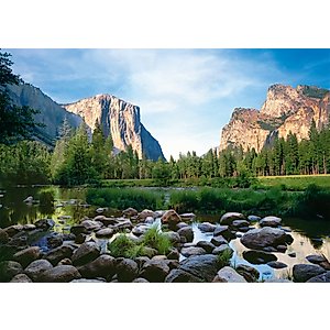 Ravensburger Yosemite Valley - 1000 Piece Jigsaw Puzzle for Adults | Unique Piece Design | Softclick Technology | Ideal Gift for Puzzle Enthusiasts | Pack of 1