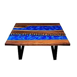 Epoxy Table, Live Edge Wooden Table, Epoxy Resin River Table, Natural Wood,Dining table, Natural Epoxy Table, Resin Table