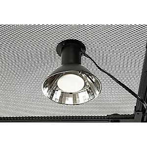 Carolina Custom Cages Reptile Mini-Ceramic Heat Emitter Dome Fixture with 54" AC Cord and Switch