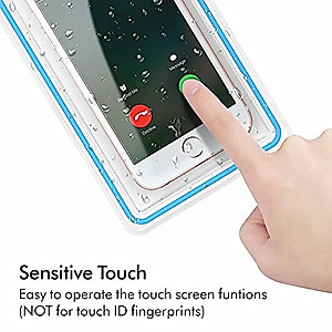 Universal Waterproof Phone Pouch, 4 Pack Waterproof Phone Case Dry Bag with Neck Strap Luminous Ornament for Water Games Protect iPhone 14 13 12 11 SE Pro Max Plus Galaxy S22 S21 Google Note up to 8"