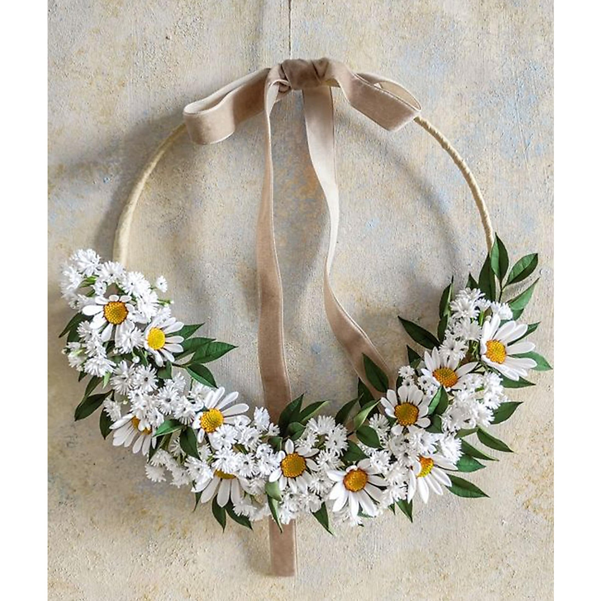 Khaki Velvet Ribbon 1'' 25 Yards for Christmas Tree, Gift Wrapping, Flower Bouquet, Wreath Decorations, Bow Making