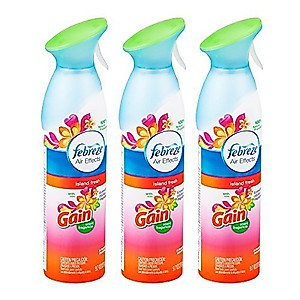 Febreze Air Effects Gain Island Fresh, 9.7 oz, Pack of 3