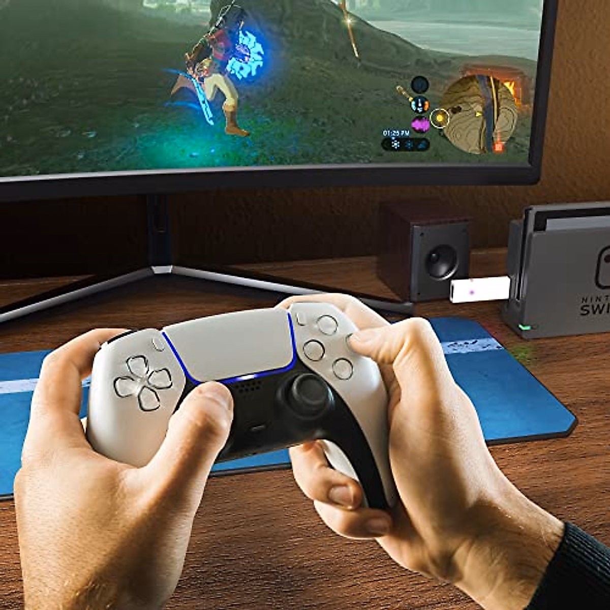 MAYFLASH Magic-X Wireless Bluetooth USB Adapter for Xbox Series S/X, Xbox One, Switch, macOS, Windows, Raspberry Pi, Compatible with PS5, PS4, Xbox Bluetooth Controller and More