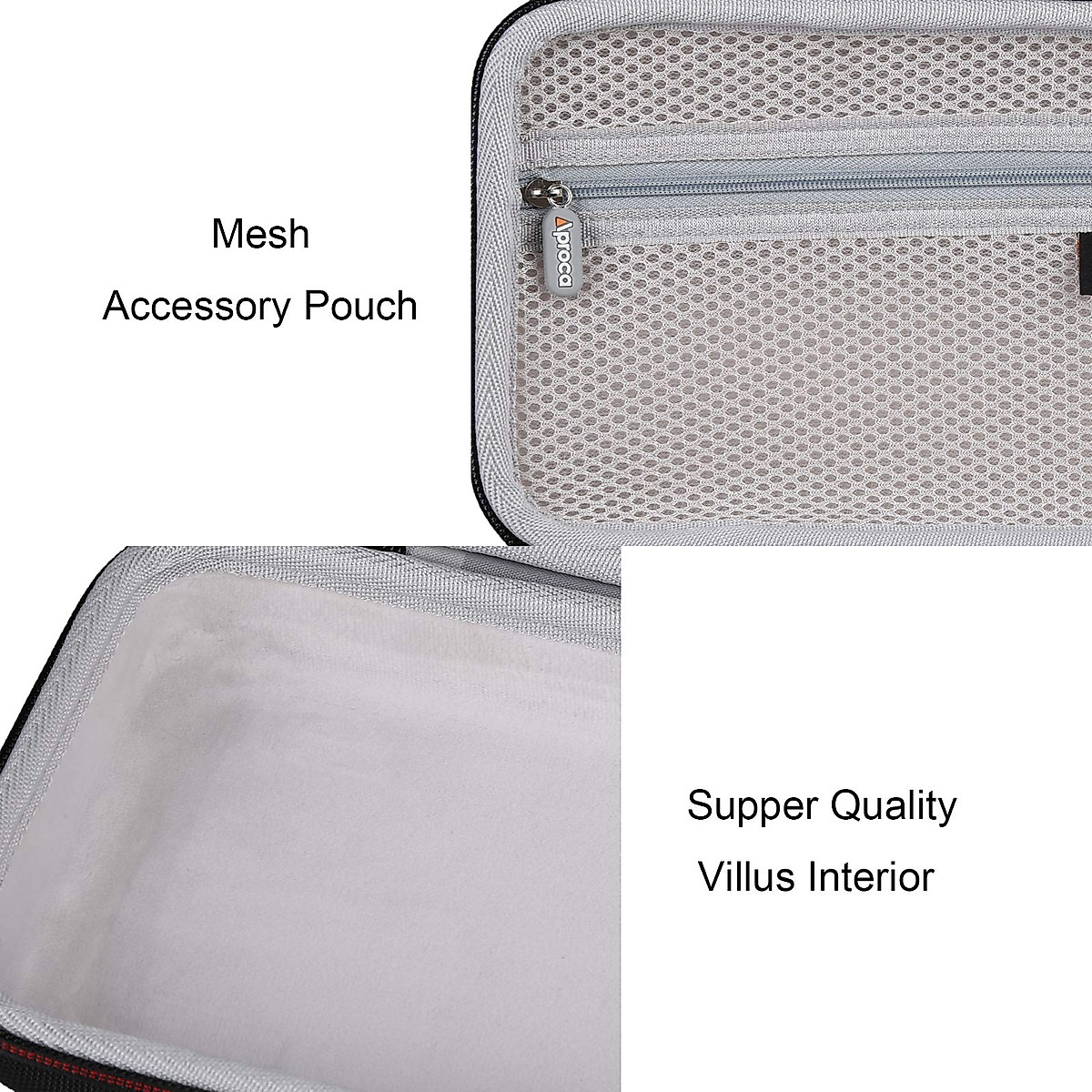 Aproca Hard Storage Protective Travel Case, for RK Royal KLUDGE RK61 / Razer Huntsman Mini/Keychron K7 Ultra-Slim Wired 60% Mechanical Gaming Keyboard