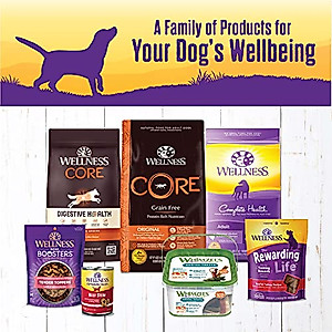 Wellness Thick & Chunky Natural Canned Dog Food, Venison & Salmon Stew, 12.5-Ounce Can (Pack of 12)