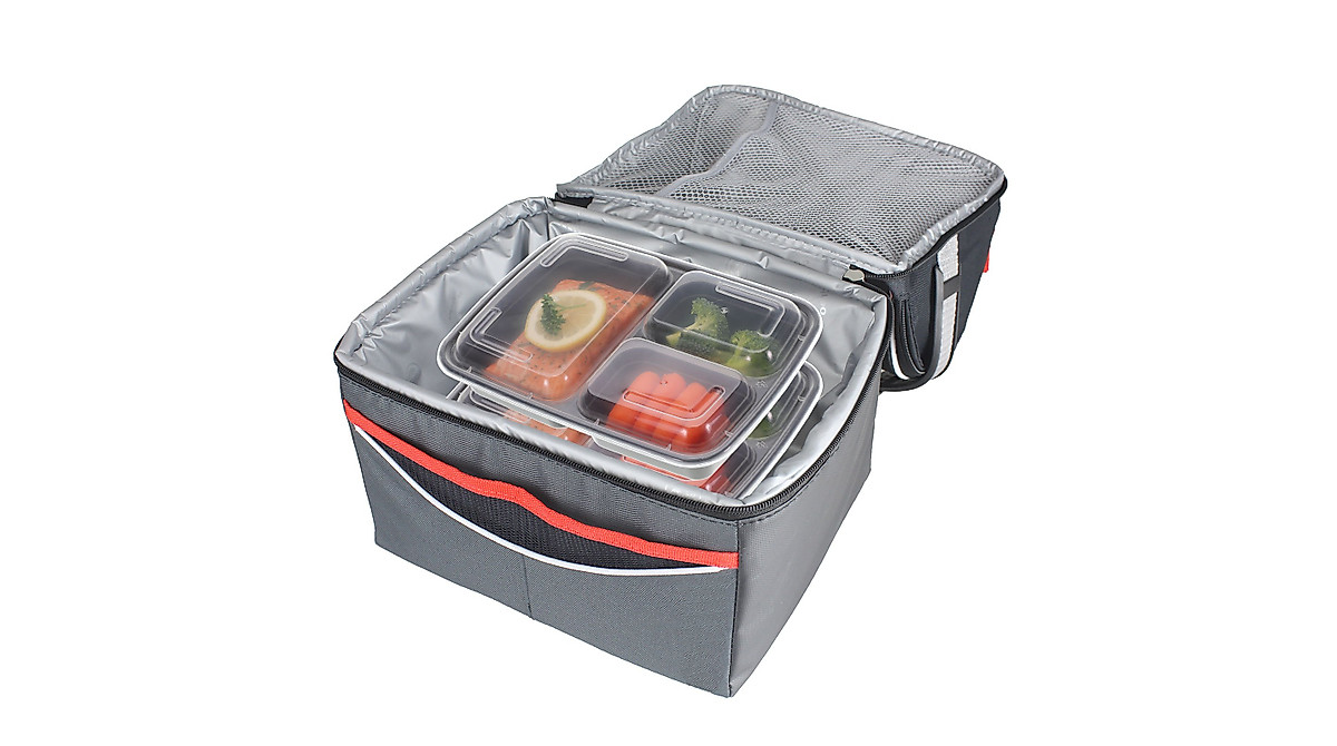 Freshware 21-Pack Meal Prep Containers - BPA Free & Microwave Safe