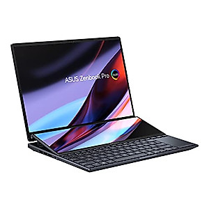 EXCaliberPC 2023 ASUS Zenbook Pro 14 Duo OLED UX8402VV-PS96T (Intel Core i9-13900H, 32GB RAM, 1TB NVMe SSD, NVIDIA GeForce RTX 4060, 14.5" OLED Touch Display, Windows 11) Touchscreen Laptop