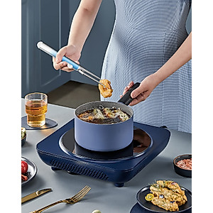 IROJEEF Autosticks Chopsticks Metal Chopsticks Set Chopsticks Reusable kids Chopsticks Press Chopsticks Beginner Chopsticks Easy Chopsticks Super portable Easy to Clean (Blue)