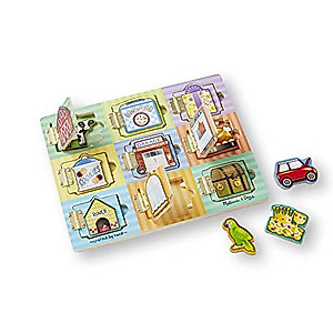Melissa & Doug Latches Board & Magnetic Hide & Seek Board