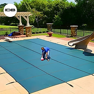 Wood Grip Swimming Pool Stainless Steel Spring Covers with Stopper D Ring and Protective Vinyl Spring Cover - for Winter Safety Pool Covers - Pool Cover Springs for Inground Pools (Pack of 5)