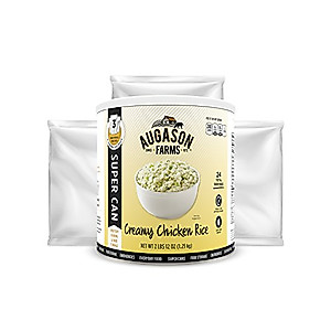 Augason Farms Creamy Chicken Rice Chicken Flavor 2 lbs 12 oz No. 10 Super Can