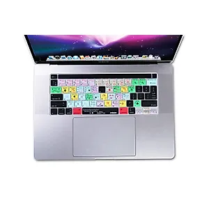 XSKN Ableton Live English Silicone Shortcuts Keyboard Cover Skin for Touch Bar Models 2019 MacBook Pro 16 inch A2141 2020 MacBook Pro 13.3 inch A2251 A2289 A2338 M1 Keyboard US&EU Version