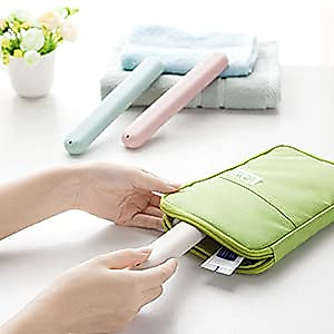 Hooqict 4 Pack Travel Toothbrush Case Portable Travel Toothbrush Holder Plastic Toothbrush Container Protector Cover for Traveling, Camping, Home, School, Business