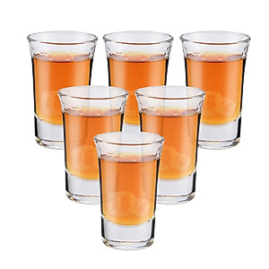 CKB Products Personalized Laser-Etched Engraving Shot Glasses - Set of 6-1.5 oz. - Your Choice of 12 Fonts - Wedding - Birthday - Anniversary - Graduation