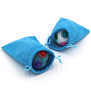 Moruska Rainbow Puzzle Ball Cube Magic Rainbow Ball Puzzle Color Shift Puzzle Ball Fidget Toy Stress Reliever Brain Teaser for Kids and Adults Set of 2