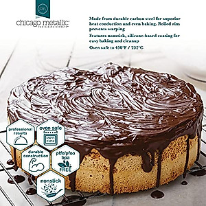 Chicago Metallic Professional Non-Stick Round Cake Pan, 9-Inch