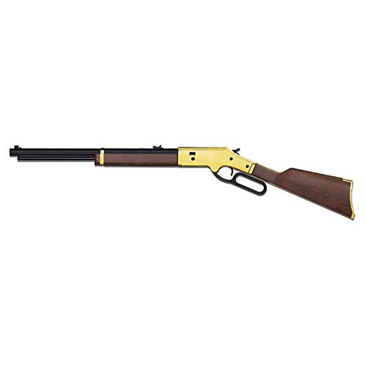 Barra Airguns 1866 Cowboy Series Lever Action Air Rifle - Multi Pump Powered - Shoots .177 Caliber Pellets and BBS, 800 FPS - Pellet Guns for Adults and Kids - Gold Air Rifle
