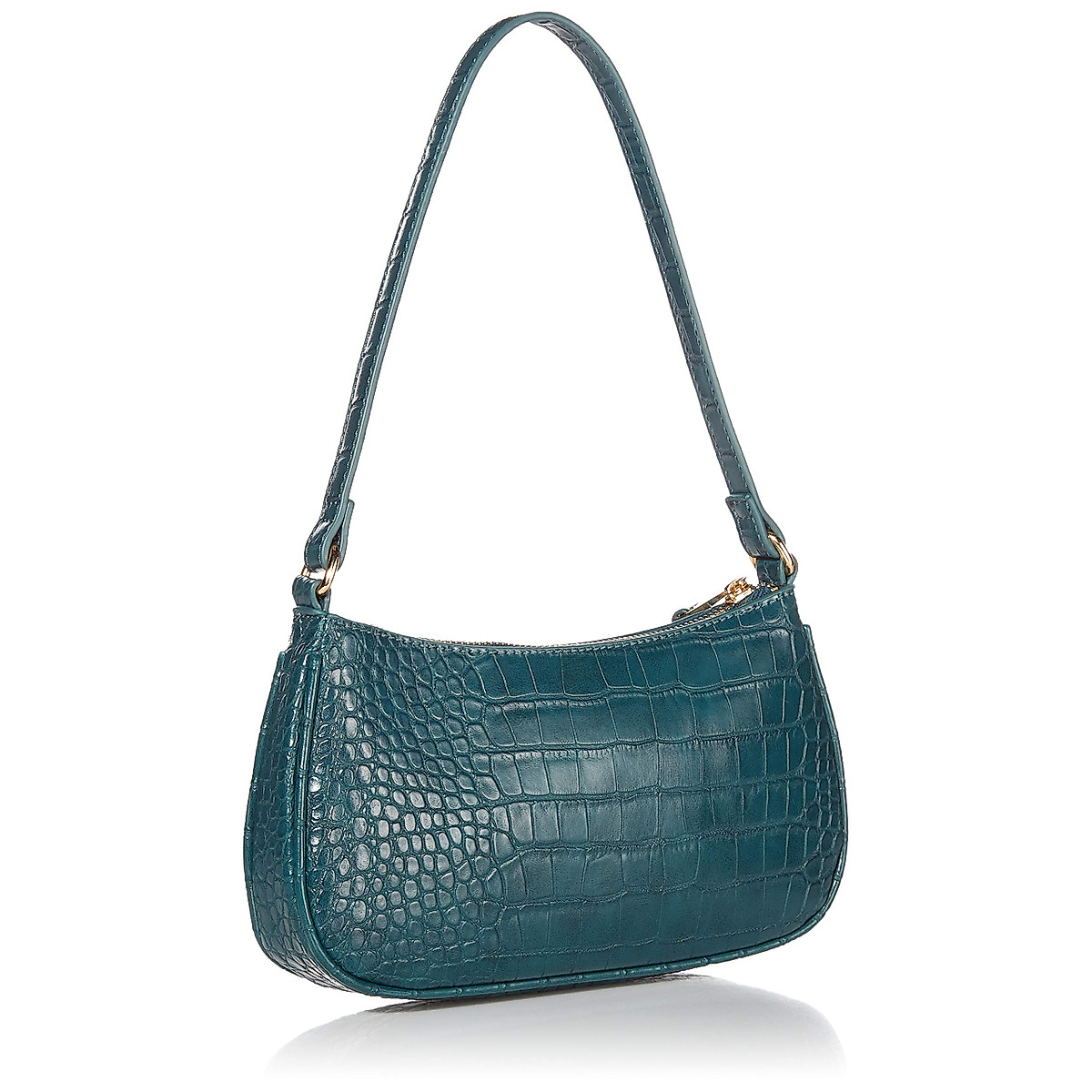The Drop Women's Melanie Small Shoulder Bag, Teal Green, One Size