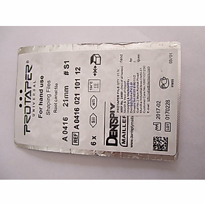 Protaper Hand Use Riffile pack #S1 21MM