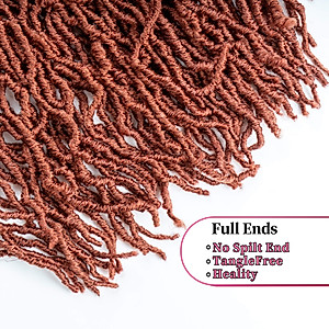 6Packs 36Inch Soft Locs Crochet Hair Faux Locs Crochet Braids Hair 350# Goddess Locs Synthetic Hair Extend Soft Locs Braiding Hair for Women (36 Inch (6packs), 350#)