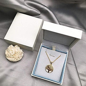 AGVANA Gold Plated Sterling Silver Tree of Life Pendant Necklace for Women Dainty Family Tree Necklace Anniversary Jewelry Birthday Gifts for Women Mom Wife Lover Grandma Her