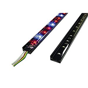 Rampage 49" LED Tailgate Light Bar | Superbrite LED 6 Function, Brake, Left/Right Turn Signals, Flasher/Running Lights, Reverse/Backup Lights, Black | 960137 | Universal Fit & Mounting
