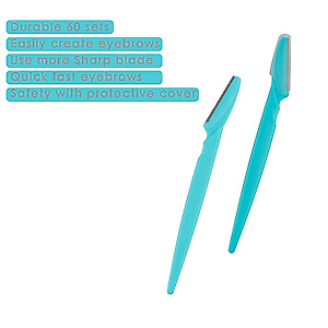 Eyebrow Razor 62 Pcs Multipurpose Exfoliating Dermaplaning Tool Trimming and Shaving Grooming for Face and Eyebrow Shaper for Women and Man