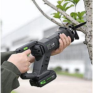 GALAX PRO Circular Saw and Reciprocating Saw Combo Kit with 1pcs 4.0Ah Lithium Battery and One Charger, 7 Saw Blades and Tool Bag